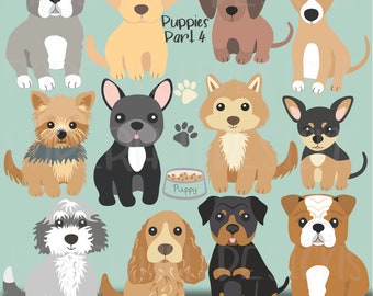 Small Dog Clipart-dog Clip Art-puppy Clipart-puppy Dog - Etsy Canada