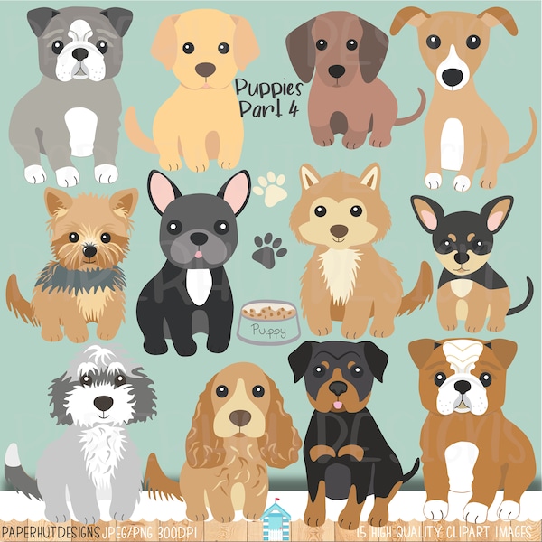 Dog Clip Art - Etsy