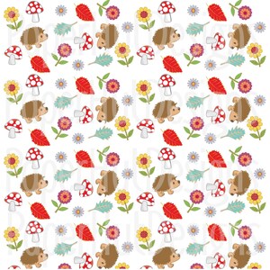 Woodland Animals Digital Papers-autumn Forest Animals Digital Scrapbook ...