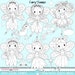Fairy Digital Stamps|fairy Clipart|fairy Stamps|fairy Clip Art|digital ...