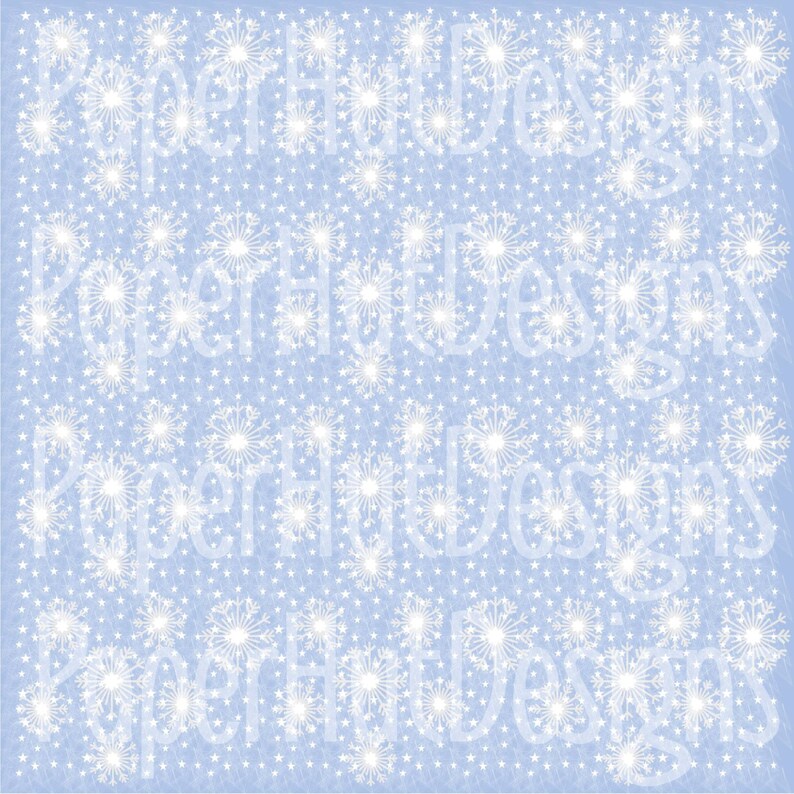 Christmas Digital Papers-christmas Clipart-holiday Clip Art-polar ...