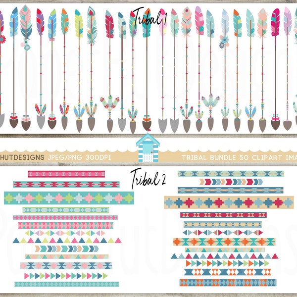 Tribal Clipart - Etsy