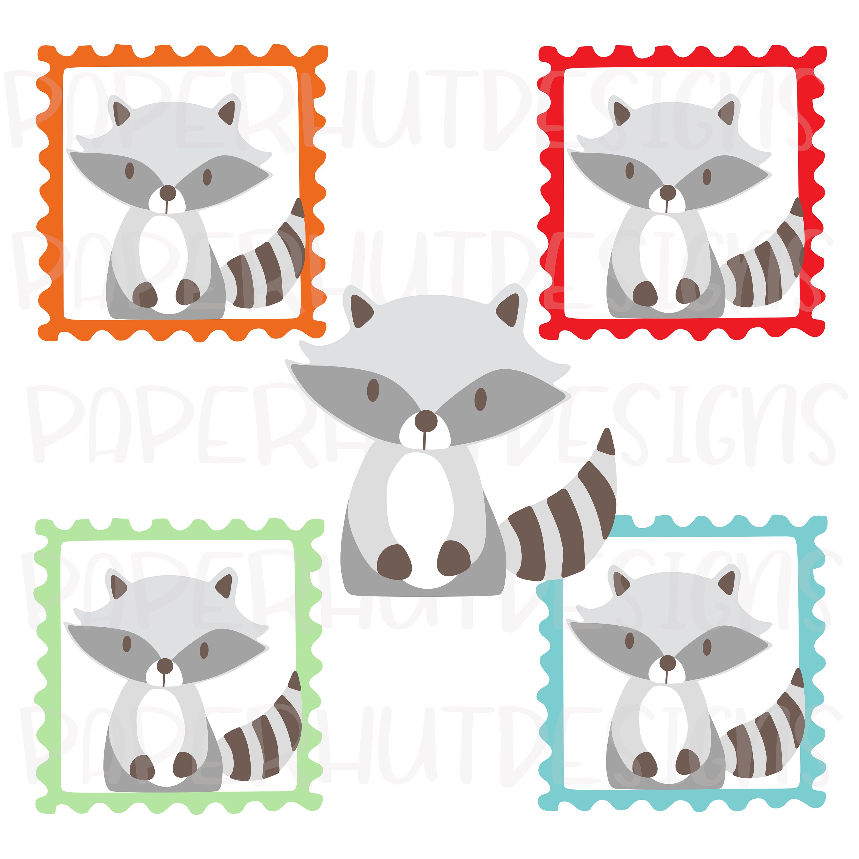 Woodland Animals Stamps Clipart-forest Animals Clip Art-animal - Etsy UK