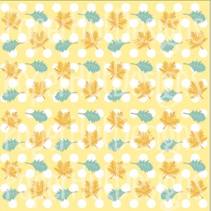 Fall Digital Papers-autumn Digital Papers-autumn Scrapbook Paper-leaves ...