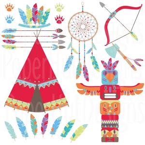Tribal Woodland Animals Clipart-tribal Clip Art -tribal Forest Animal ...