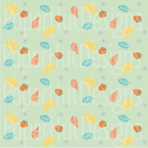Fall Digital Papers-autumn Digital Papers-autumn Scrapbook Paper-leaves ...