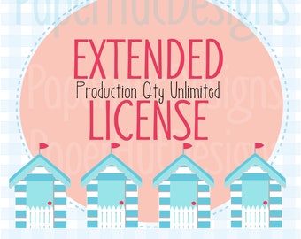 Extended Commercial License for Commercial Use Clipart for - Etsy