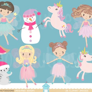 Christmas Fairy Clipart-girls Christmas Clipart-fairy Christmas Clip ...