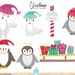 Christmas Arctic Animals Clipart-polar Animals-arctic Animals Clip Art ...