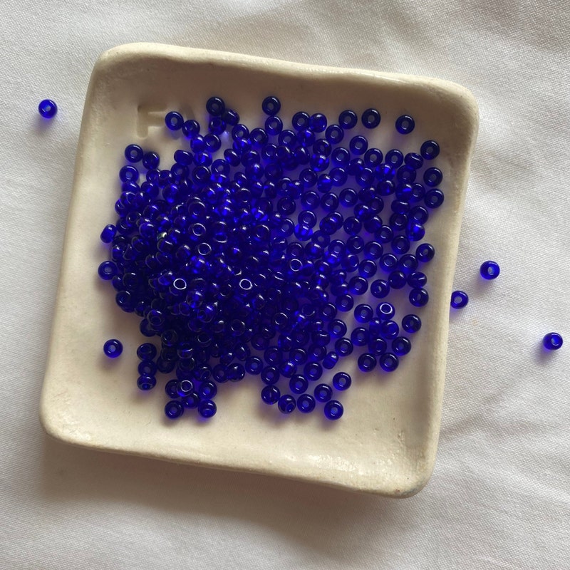 Blue Seed Beads - Etsy