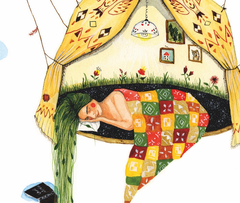 Hand Drawn Illustration Print A4 A3 Wanderlust Poster Art - Etsy