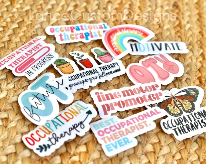 Occupational Therapy Stickers - Etsy