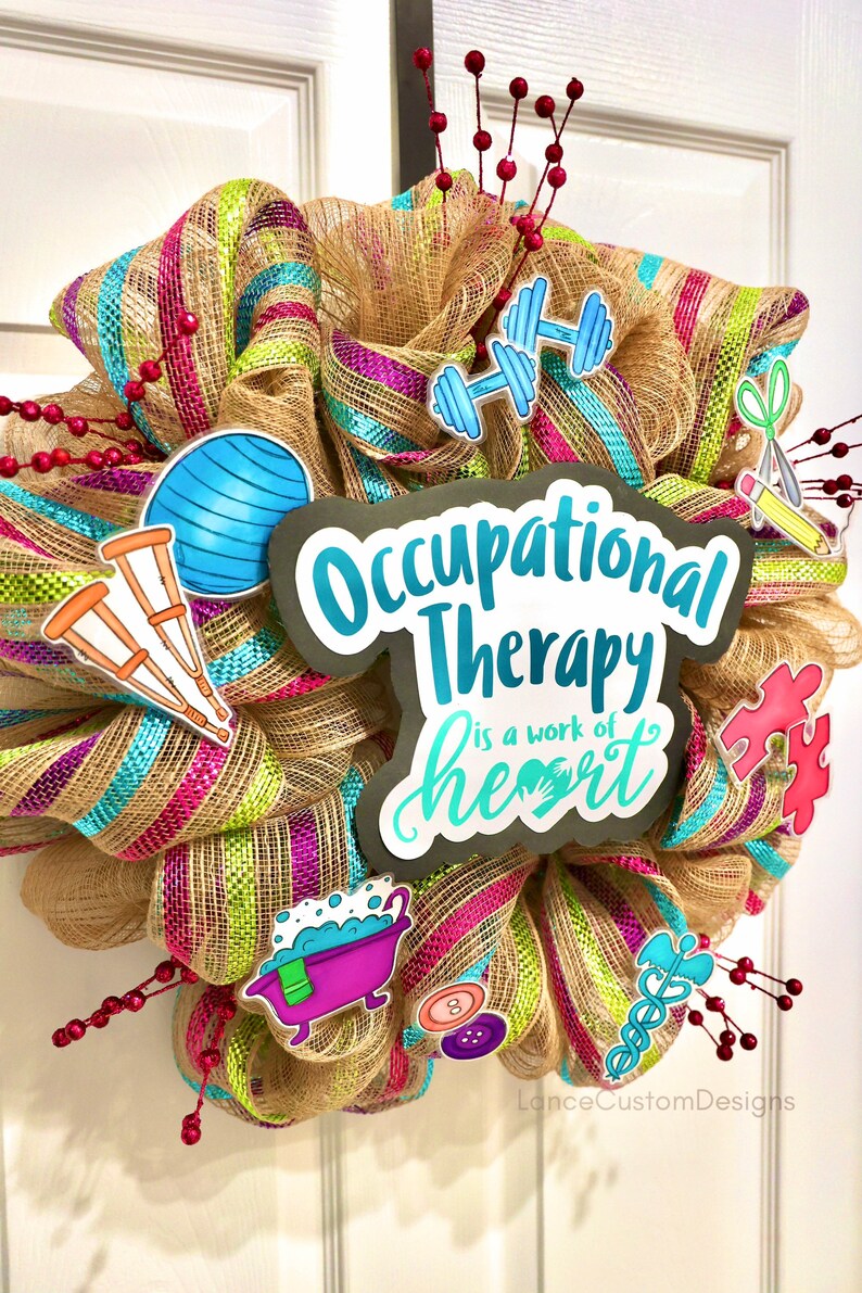 Occupational Therapy Wreath | Etsy