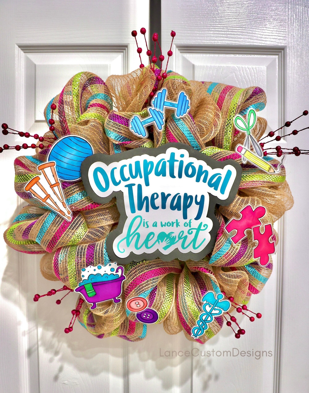 Occupational Therapy Wreath - Etsy