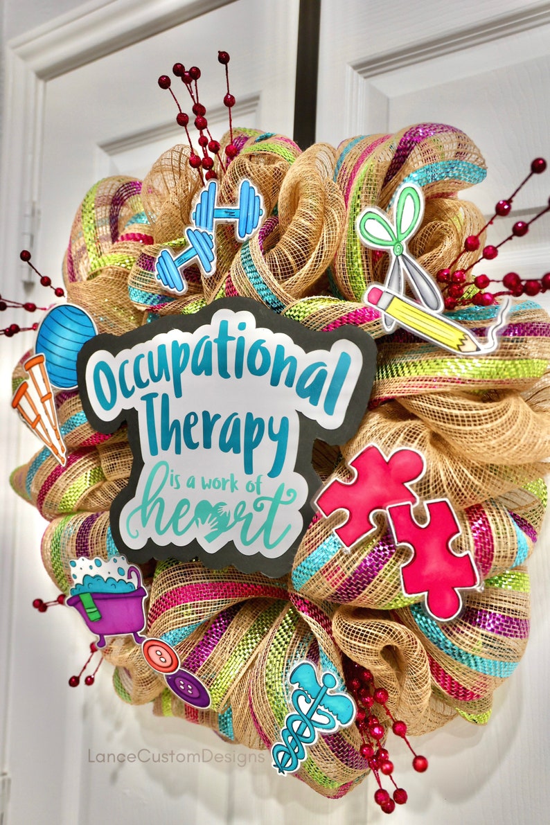 Occupational Therapy Wreath | Etsy