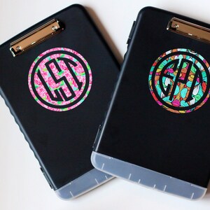 Lily Inspired Monogram Clipboard Case - Etsy