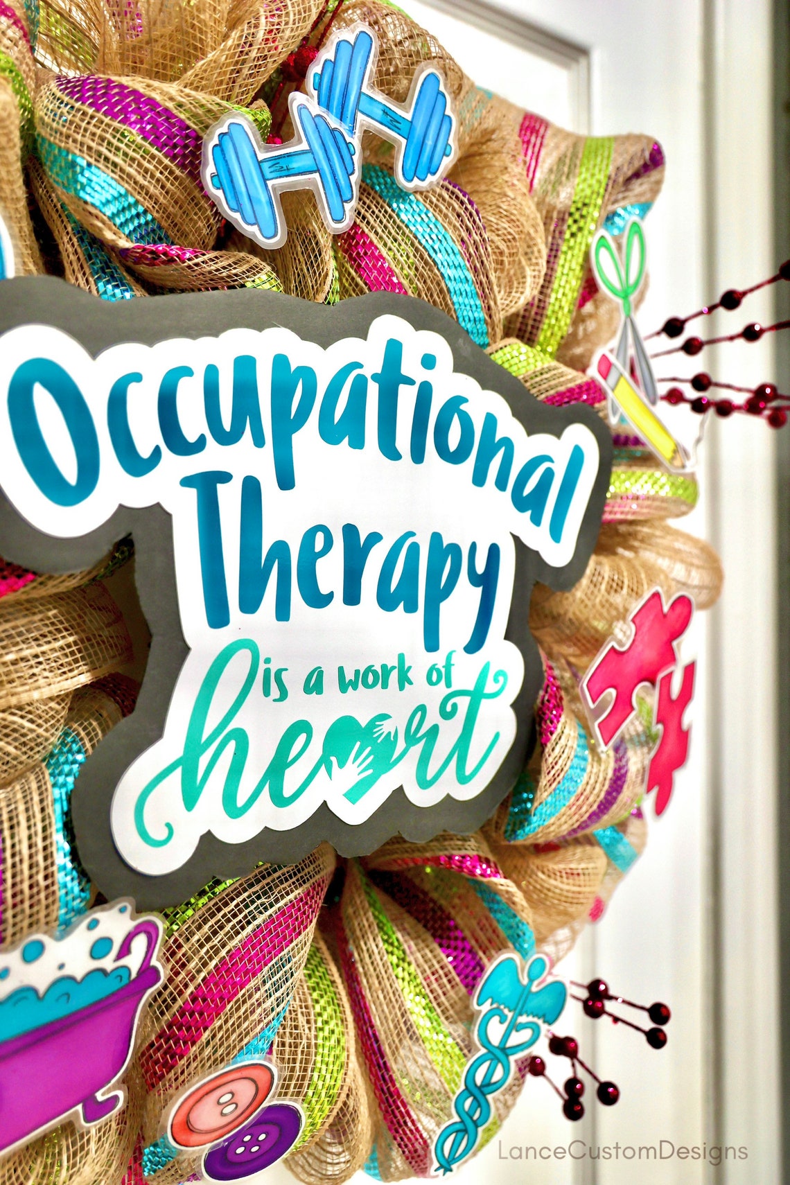 Occupational Therapy Wreath | Etsy