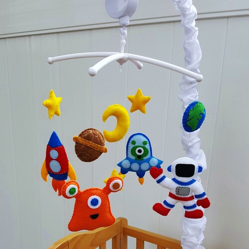 Space Baby Mobilebaby Boy Crib Mobilealien Crib Mobilebaby | Etsy