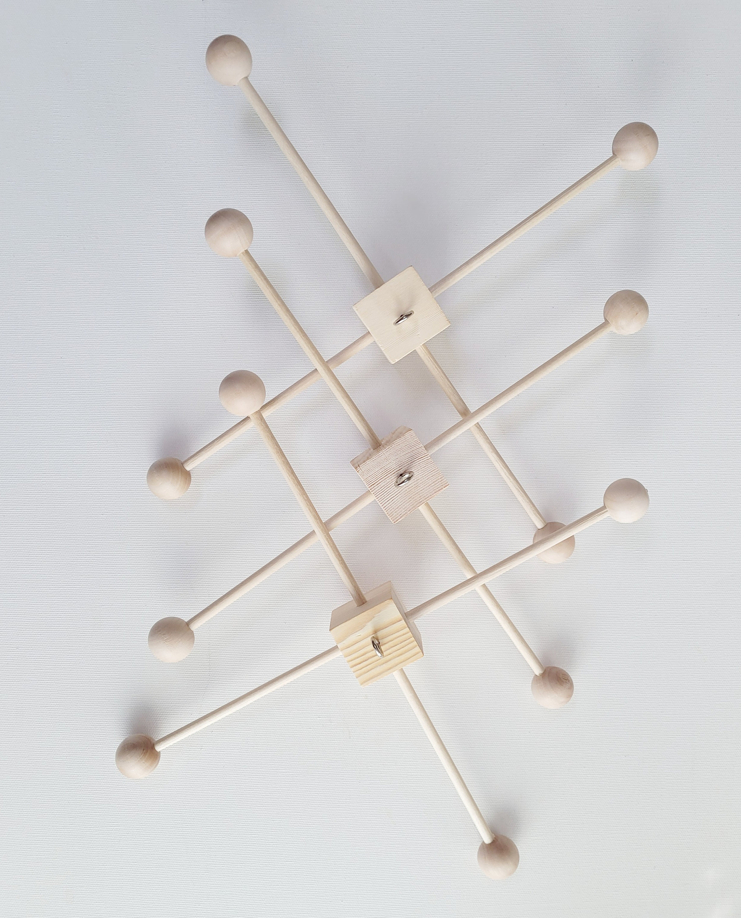 Wooden Baby Mobile Hanger Wooden Baby Mobile Frame Nursery | Etsy