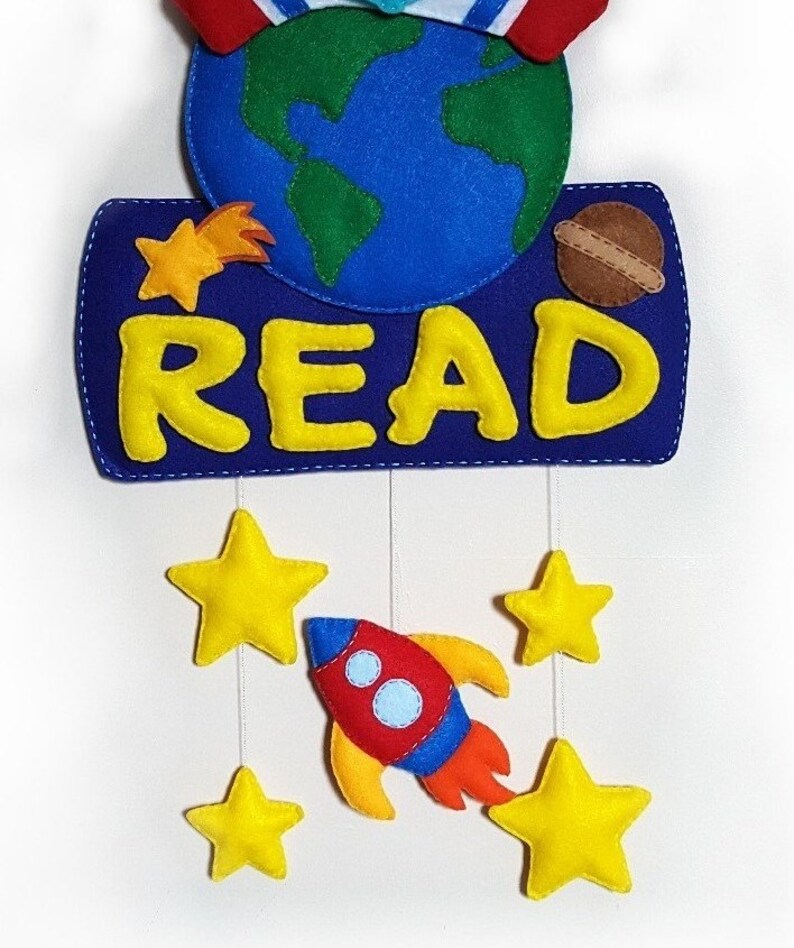 Space Theme Read Sign Space Nursery Reading Corner - Etsy
