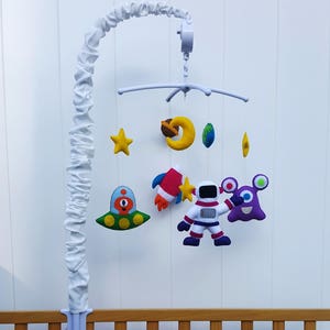 Space Baby Mobile,baby Girl Crib Mobile,alien Crib Mobile,baby Girl ...