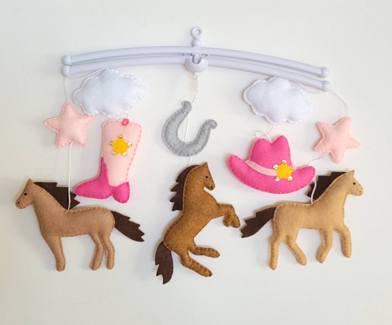 Horse Baby Crib Mobile Western Crib Mobile Horse Ranch Baby - Etsy