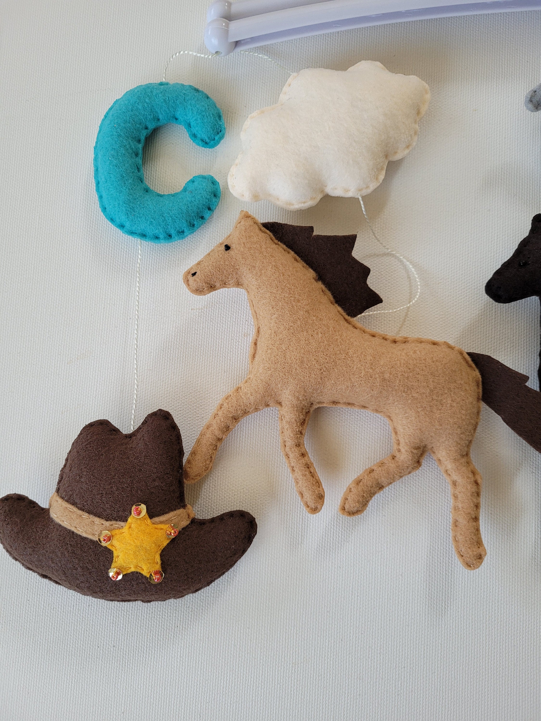 Horse Baby Crib Mobile Western Crib Mobile Horse Ranch Baby - Etsy