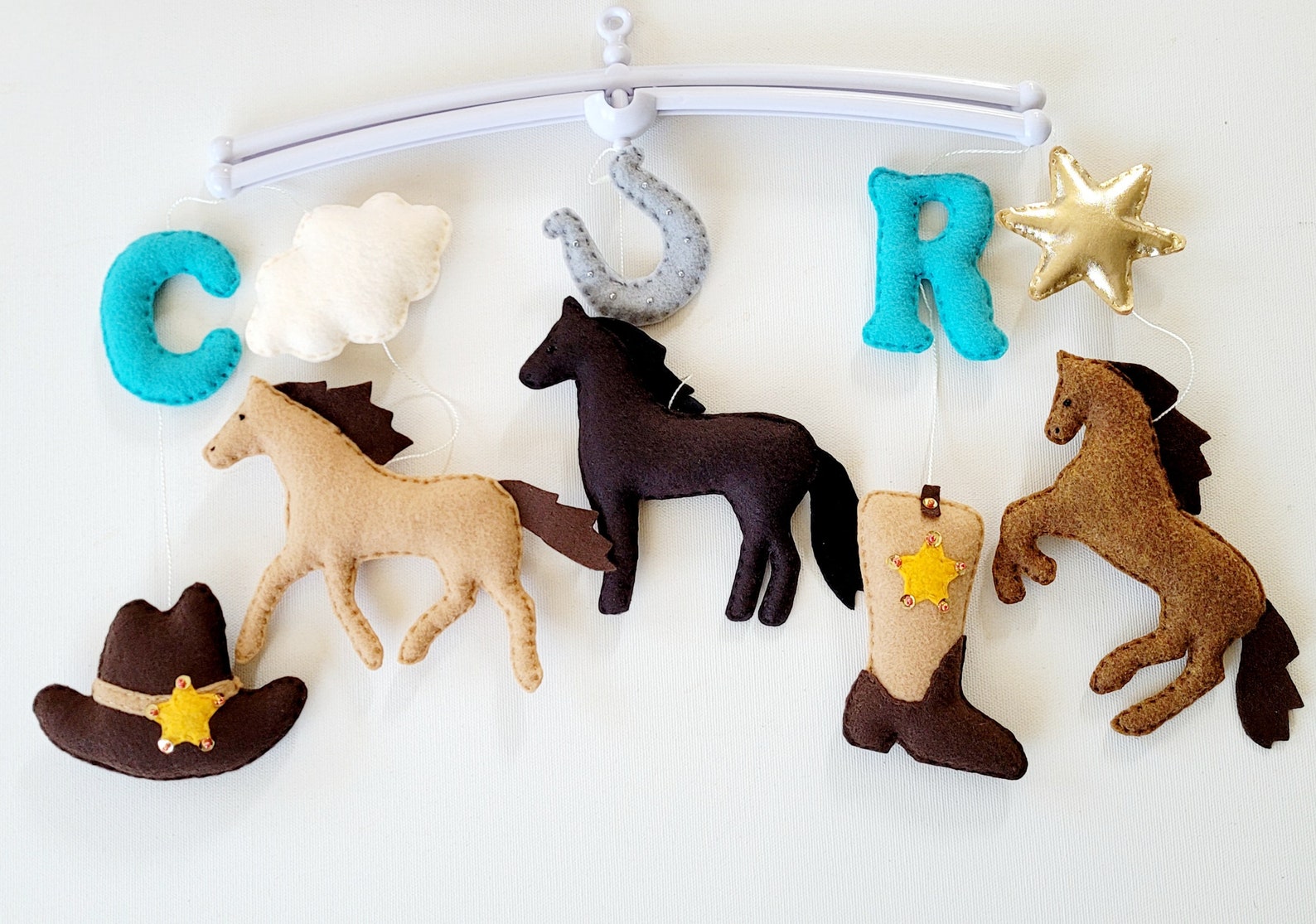 Horse Baby Crib Mobile Western Crib Mobile Horse Ranch Baby - Etsy