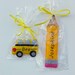 Felt School Bus or Pencil Magnets or Ornaments, Personalized Teacher or ...