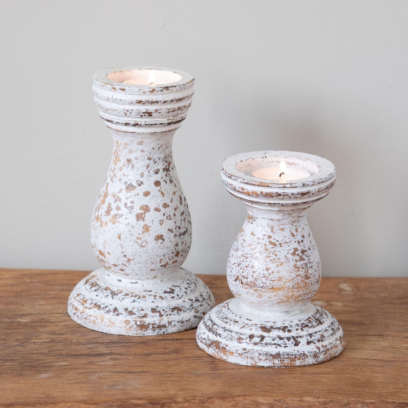 Tall Christmas Pillar Candleholder - Etsy UK