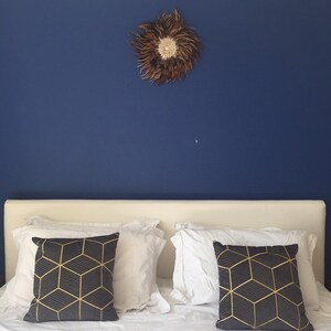 Brown Feather and Shell Wall Hanging Juju Hat Feather Wall - Etsy