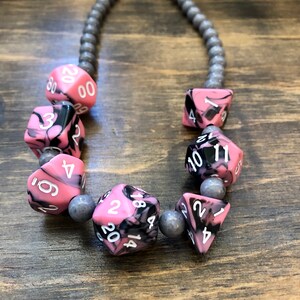 Dnd Necklace, Jade Beads, Sterling Silver Clasp, D&D, Critical Role ...