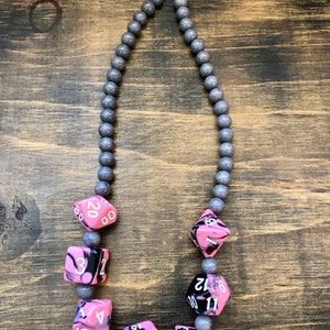Dnd Necklace, Jade Beads, Sterling Silver Clasp, D&D, Critical Role ...