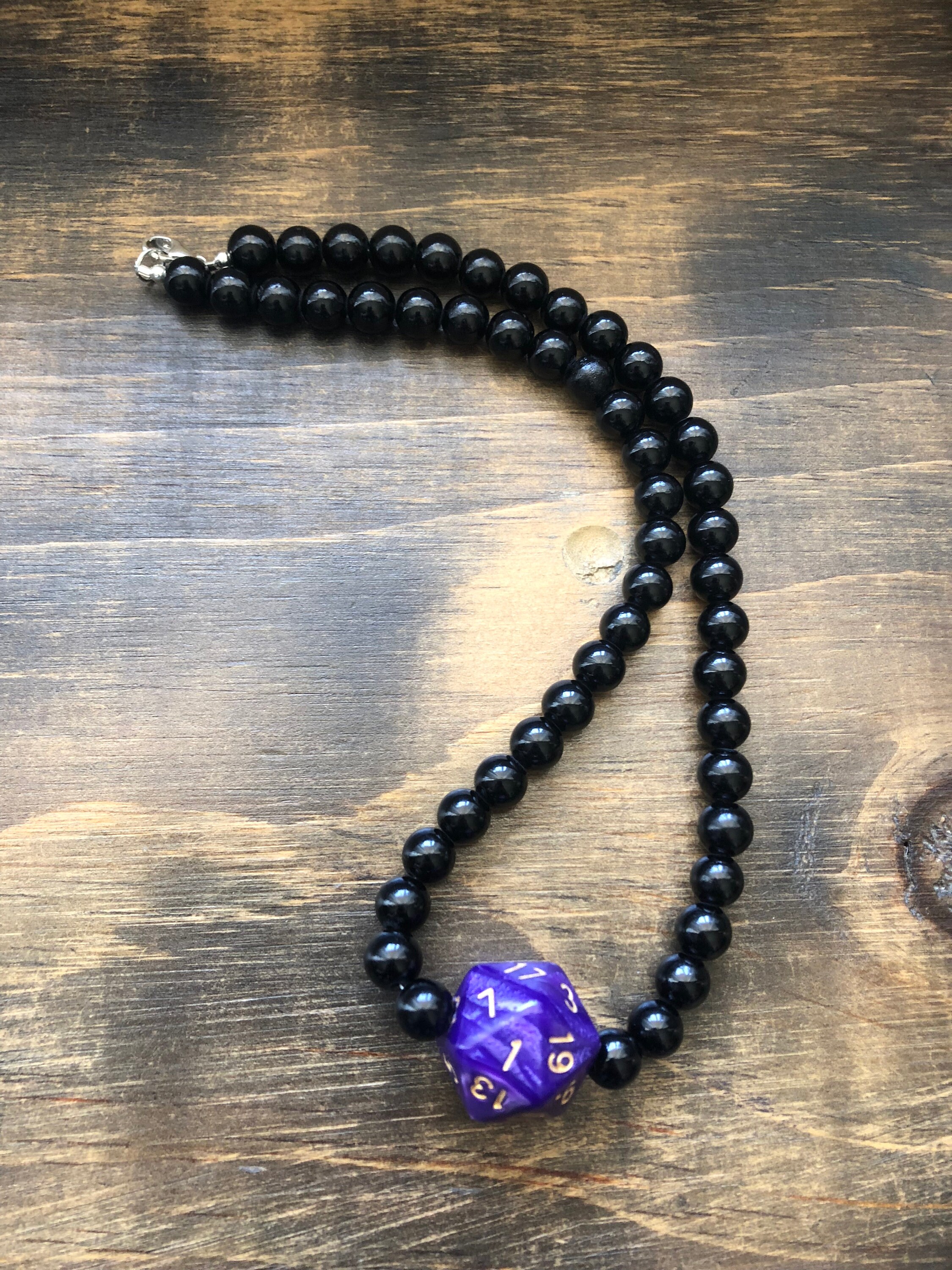 Critical Role Necklace Scanlan Mollymauk Jade and Sterling | Etsy