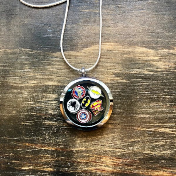Superhero Locket - Etsy