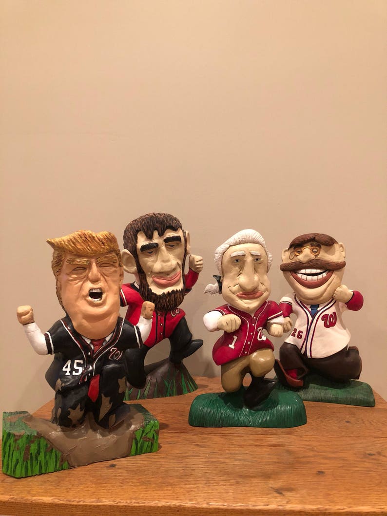 Donald J Trump Hand Carved Wooden Figurine: the Racing Presidents - Etsy