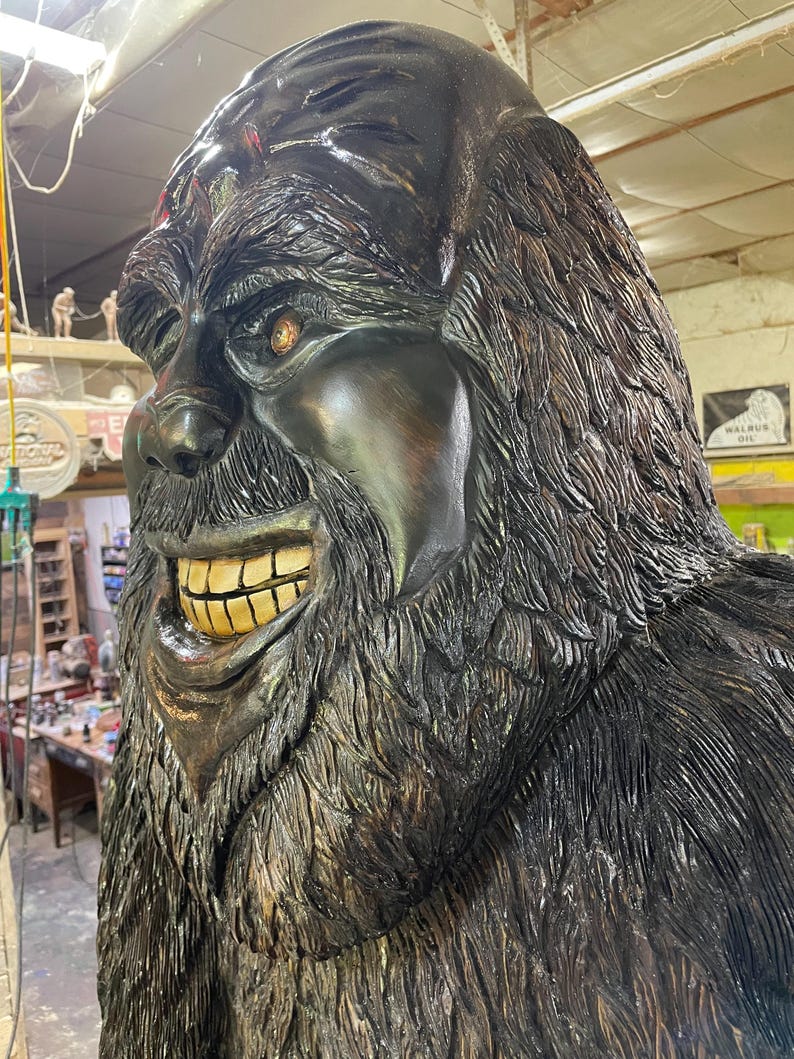 Big Foot/ Sasquatch: Themed Carving (all Carvings Are Custom) - Etsy