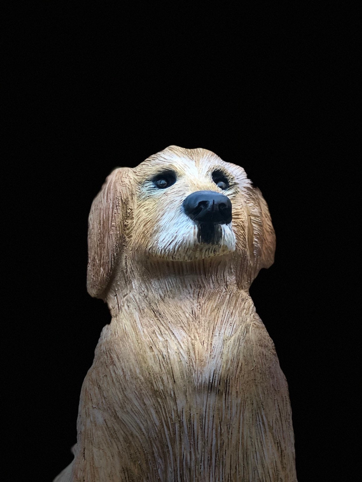 Chainsaw and Hand Carved Golden Retriever Statue/figurine Wood Carving ...