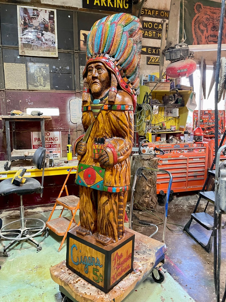 Cigar Store Indian - Etsy