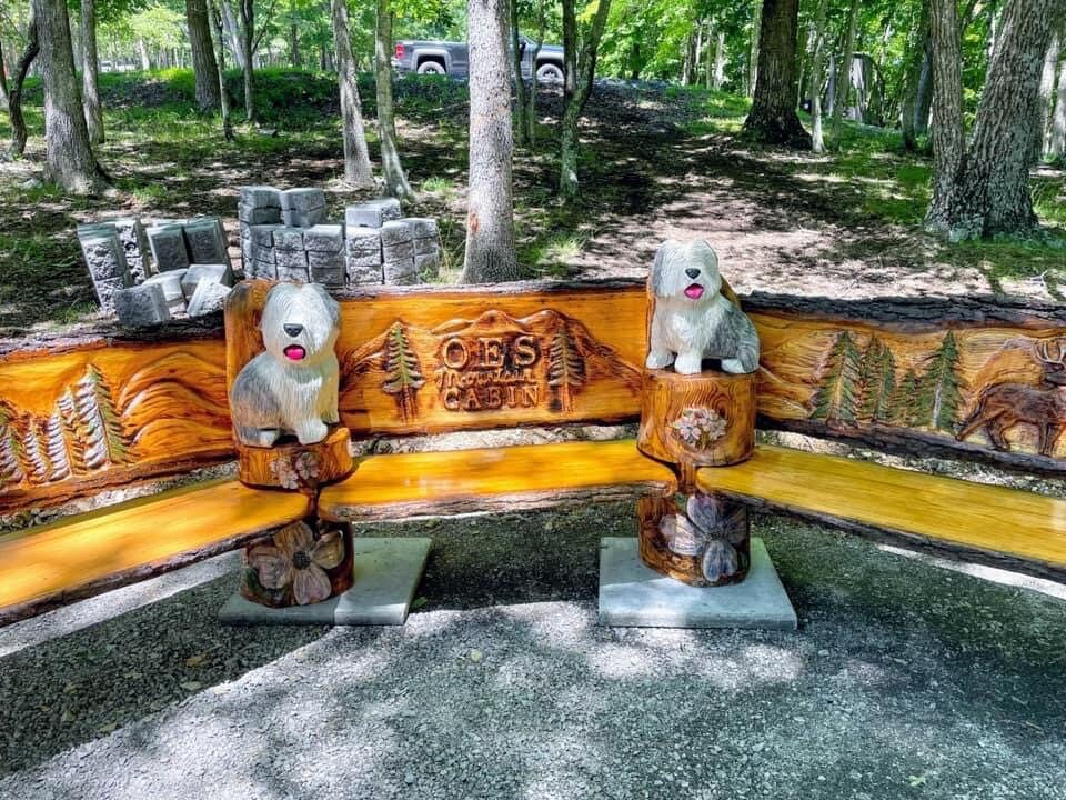 Chainsaw Carved Bench - Etsy