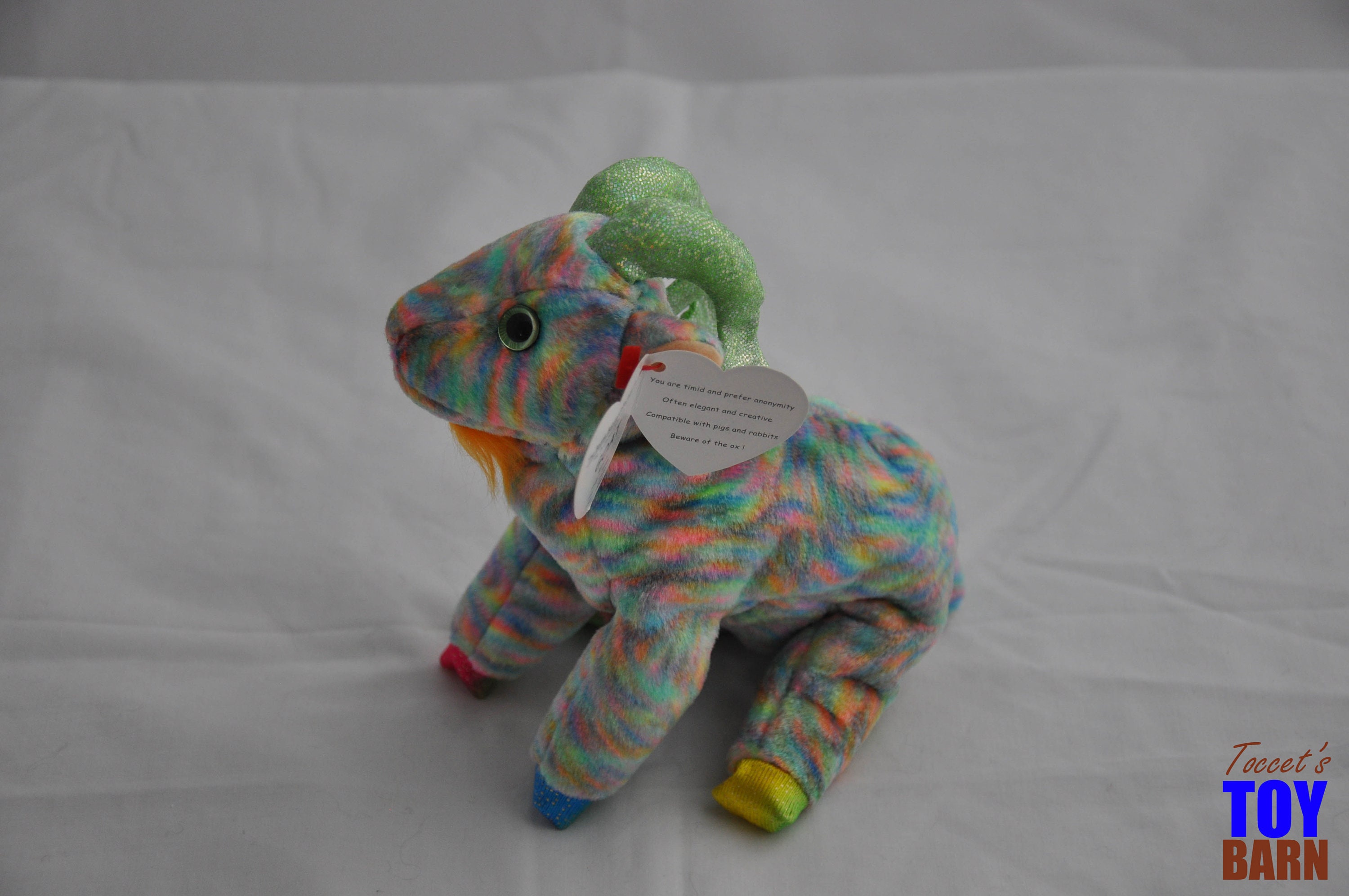 Vintage 2000 Ty Zodiac Beanie Baby: Goat