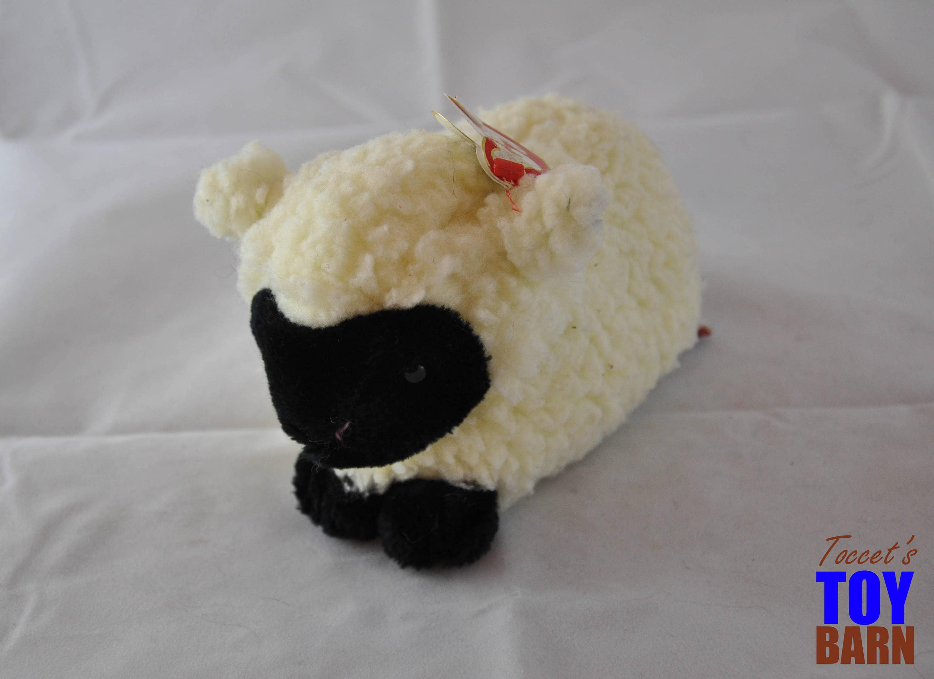 Woolly 1995 Vintage Ty Beanie Baby Sheep Plush Animal