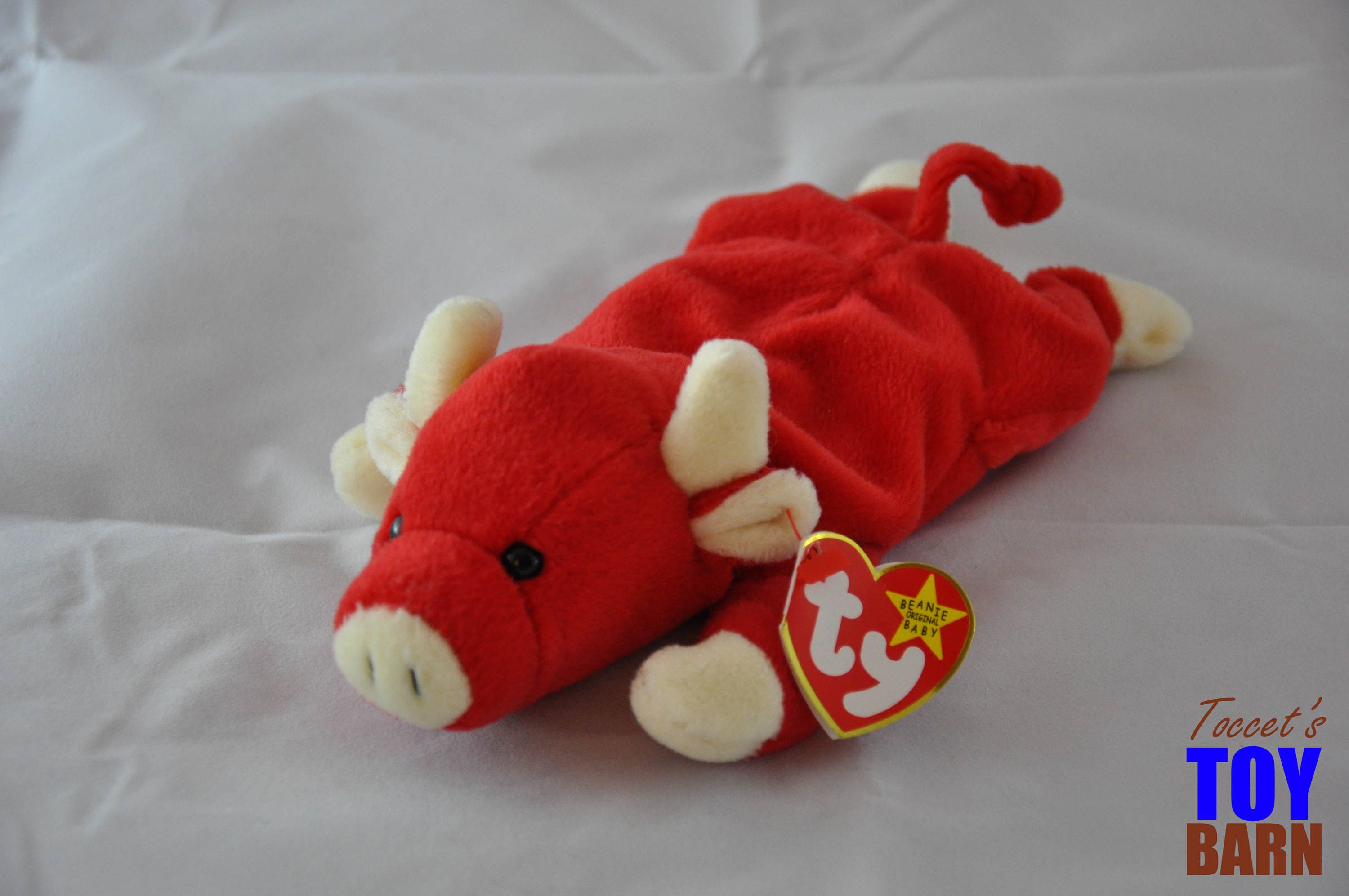 Snort the Bull 1995 Vintage Ty Beanie Baby Toy