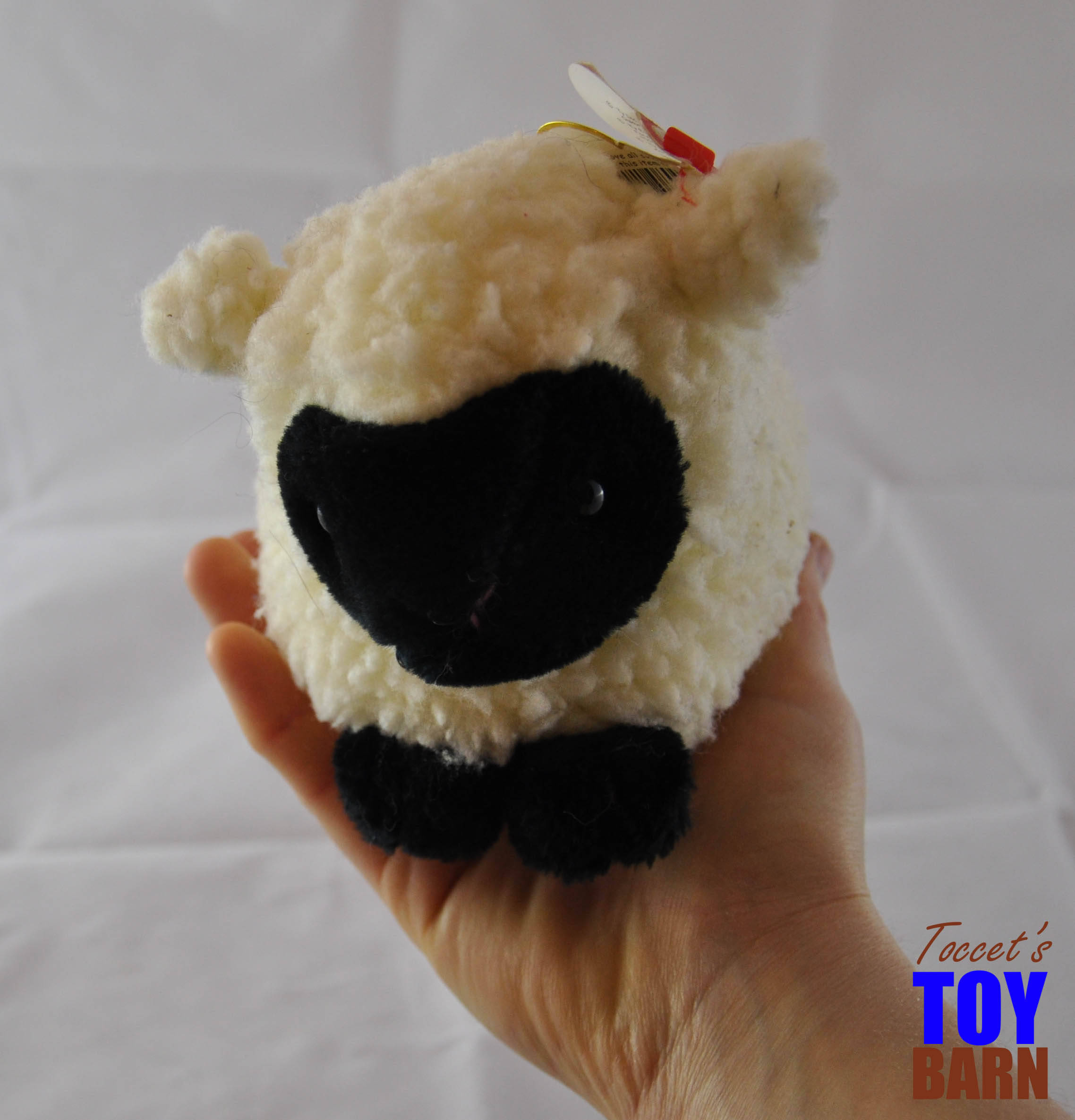 Woolly 1995 Vintage Ty Beanie Baby Sheep Plush Animal