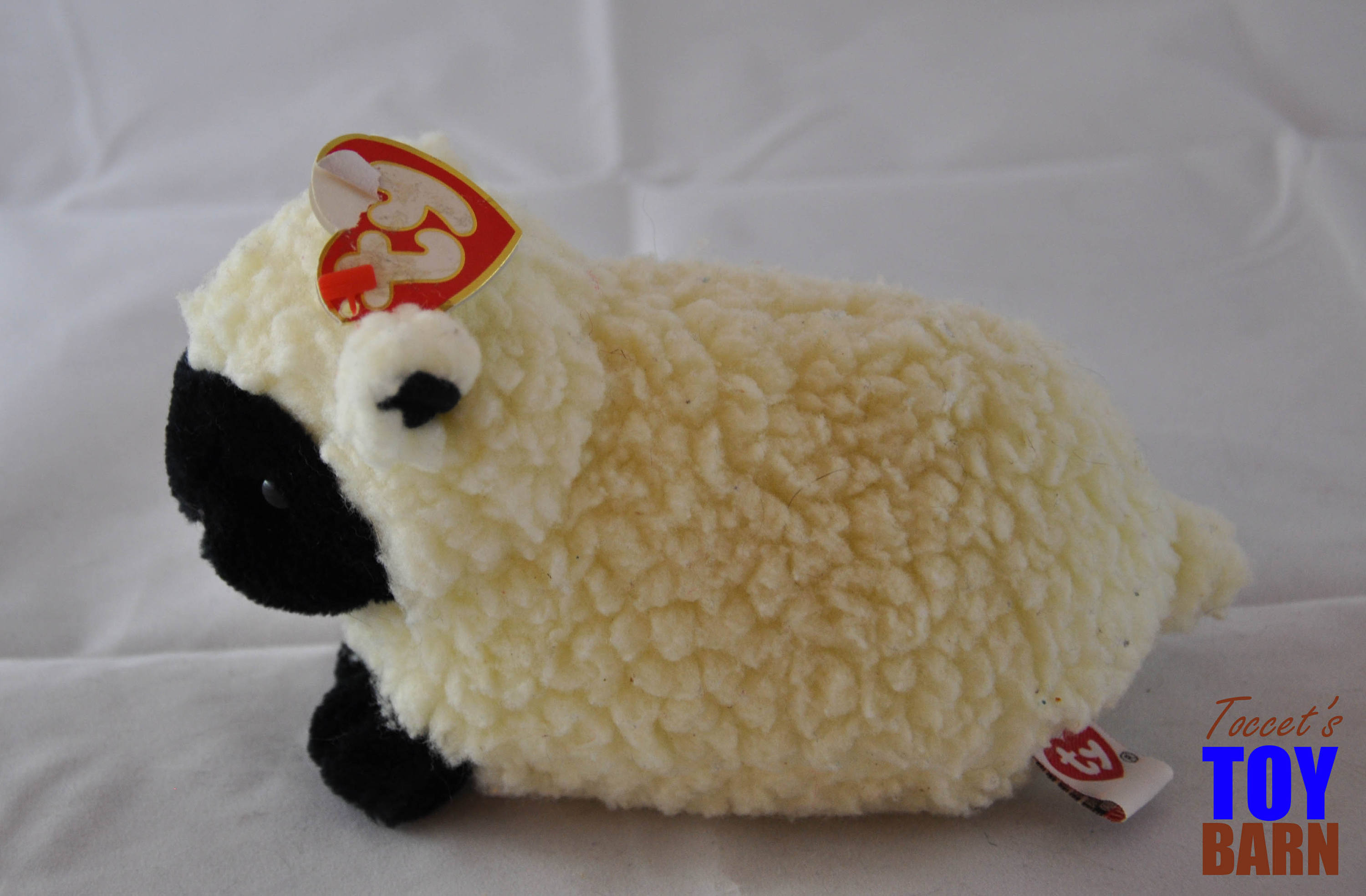 Woolly 1995 Vintage Ty Beanie Baby Sheep Plush Animal