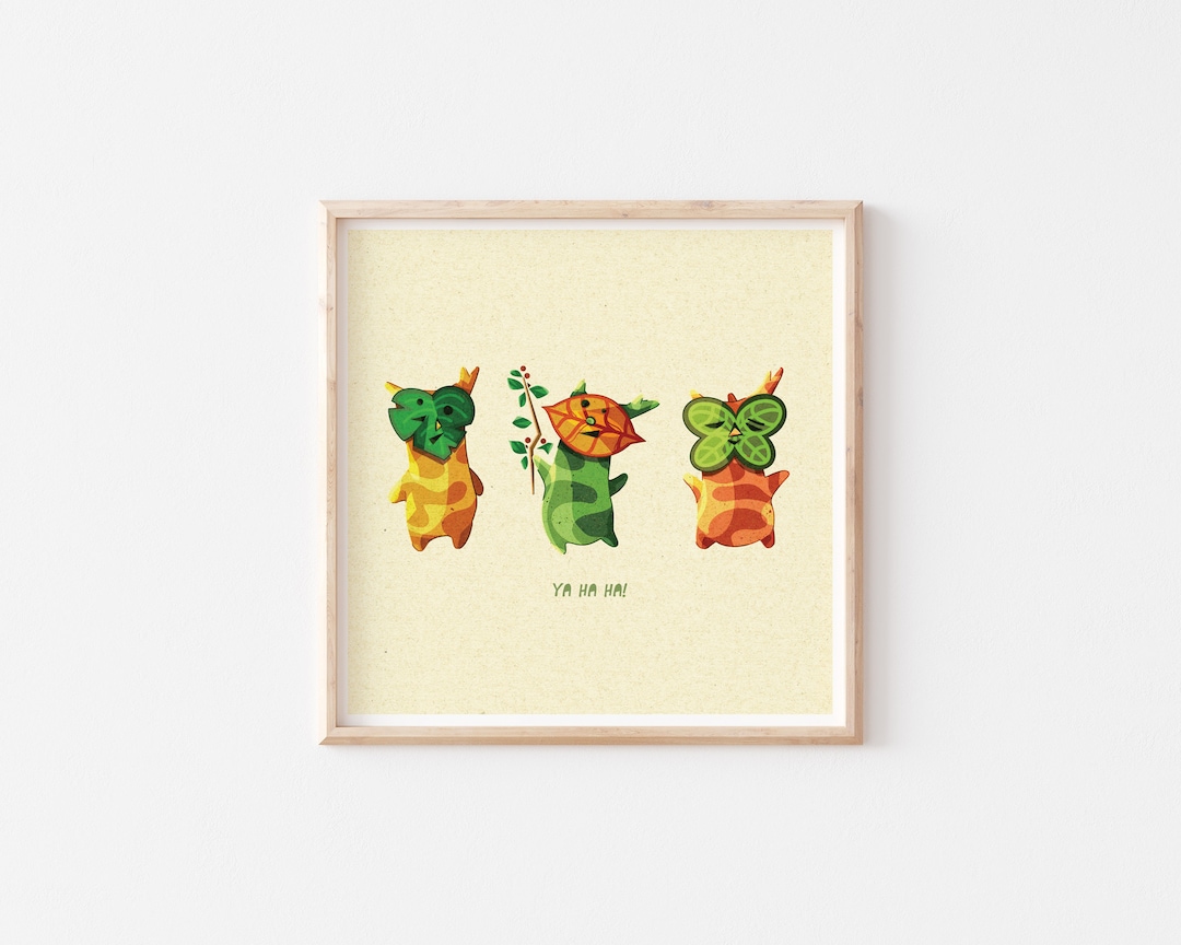 Koroks Ya Ha Ha! Fine Art Print | the Legend of Zelda, Illustration ...