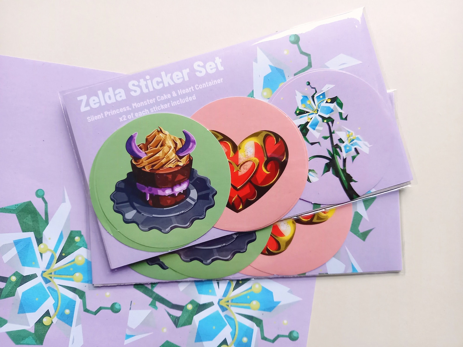 Zelda BOTW Sticker Set Silent Princess Monster Cake & Heart - Etsy