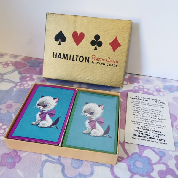 Plastic Hamilton Playing Cards - Etsy