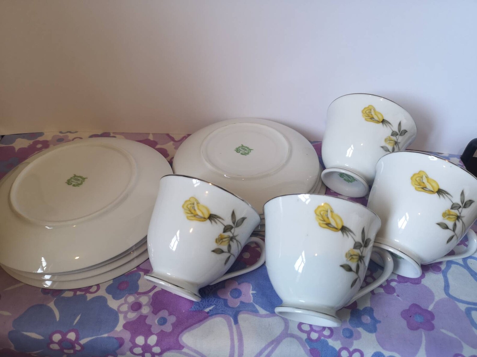 Vintage Yellow Rose China Trio Set. 1960s-70s China Teacup - Etsy UK