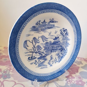 Spode Copeland Blue and White Madarin Plate. 1880s Antique Blue and ...